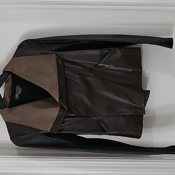 Vince | Jackets & Coats | Vince Tricolor Leather Moto Jacket | Poshmark